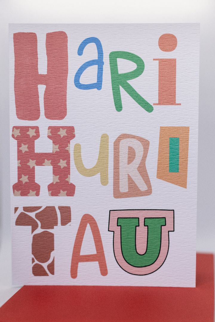 TKC - Hari Huritau Card – Tussock & Thread