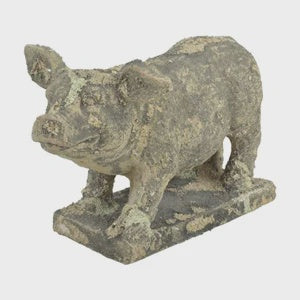 Aged Moss Pig – Tussock & Thread